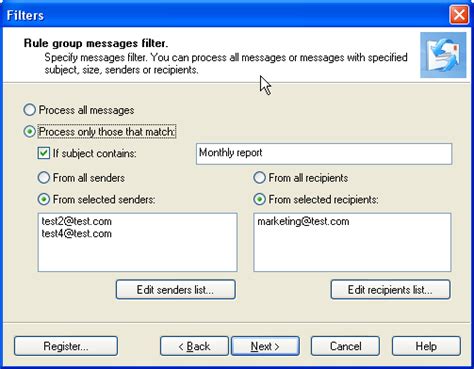 Attachments Processor For Outlook Express Screenshots Outlook Express Add In For Attachment