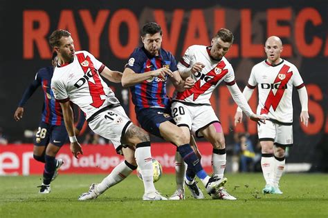 Rayo Vallecano vs Barcelona La Liga Final Score Barça fail to extend lead with painful