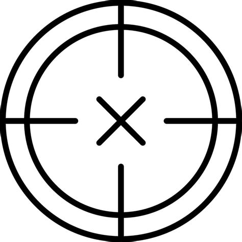Scope Line Icon 43266356 Vector Art At Vecteezy