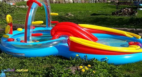 قیمت استخرهای بادی سرسره دار نمایندگی سعید اینتکس