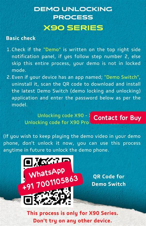 Vivo X90 And Vivo X90 Pro Demo Unlock Code