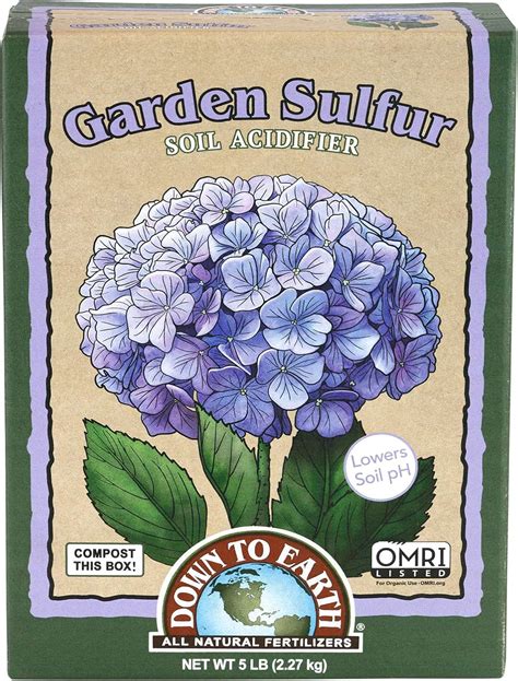Down To Earth All Natural Fertilizers Garden Sulfer Soil