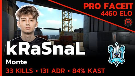 CSGO POV Monte KRaSnaL Vertigo FACEIT V RANKED LVL May YouTube