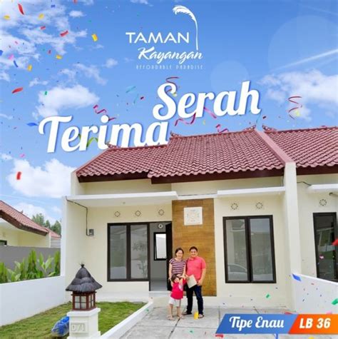 RUMAH Tipe 36 DI PERUMAHAN TAMAN KAYANGAN BONUS AC TV