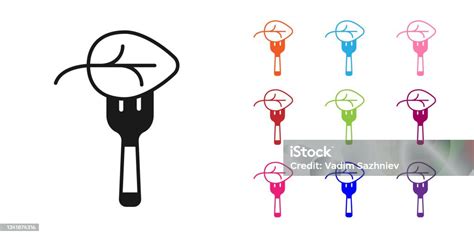 블랙 비건 음식 다이어트 아이콘 고립 된 블랙 배경 유기농 바이오 에코 심볼 비건 고기 없음 유당 무료 건강 신선하고 비폭력적인 음식 다채로운 아이콘을 설정합니다 벡터 0