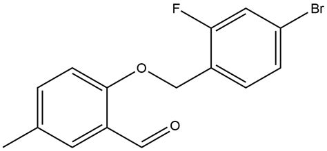 2 4 Bromo 2 Fluorophenylmethoxy 5 Methylbenzaldehyde 1411170 39 2