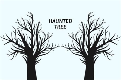 Haunted Tree Graphic By Shadoweeekhan · Creative Fabrica