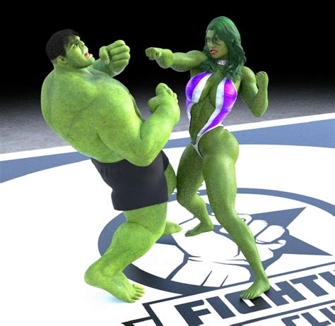 V2 Hulk Vs She Hulk By Hxisbdo On Deviantart