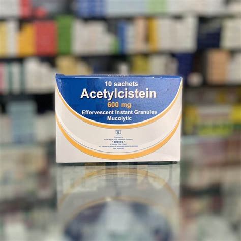 Medication Guide Acetylcysteine 600 Mg 10 Sachets
