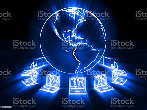 Computer Network Internet Cloud Computing Big Data Technology Stock