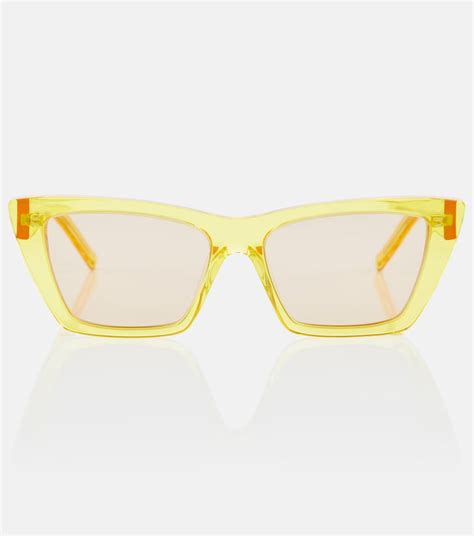 Cat Eye Sunglasses Yellow Atelier Yuwa Ciao Jp