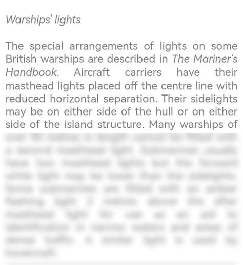 Solution Collision Regulation Rule 1 Application Warships Lights