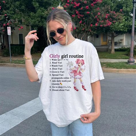Girls Love Yuri Tee Silly Gooner Lesbian Themed Shirt Etsy