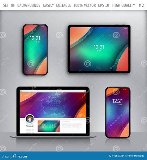 Vector Wallpaper For Smartphoneabstract Illustrationbackground Or Backdrop For Application