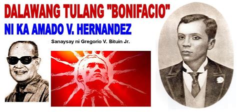 Tupang Pula Dalawang Tulang Bonifacio Ni Ka Amado V Hernandez
