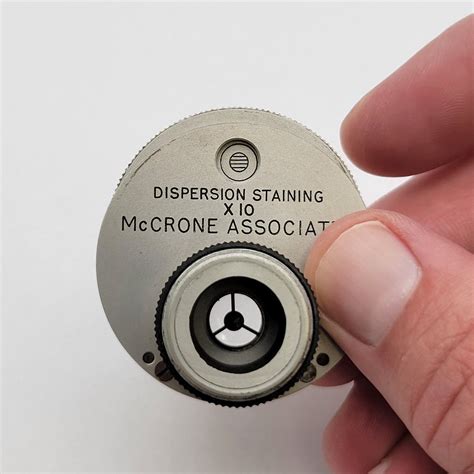 Mccrone Microscope Dso Dispersion Staining Objective 10x 160mm