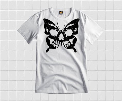 Skull Butterfly Svg File Skeleton Svg Butterfly Svg Butterfly Clipart