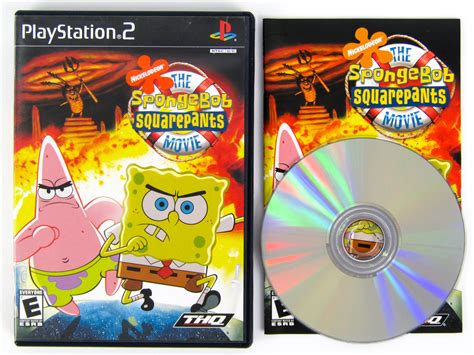 Spongebob Squarepants The Movie Playstation 2 Ps2 Retro Mtl