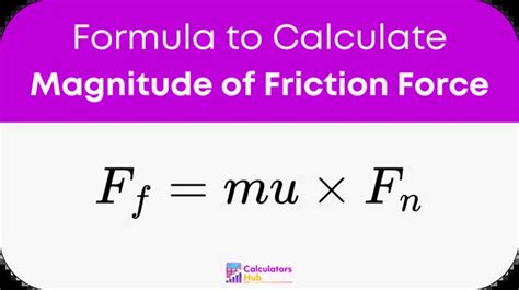Magnitude Of Friction Force Calculator Online