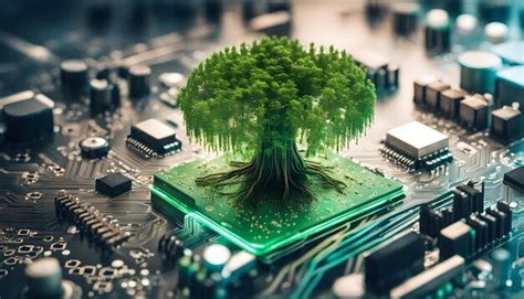 Premium Photo A Tree With A Green Stem On It Is Surrounded By Other