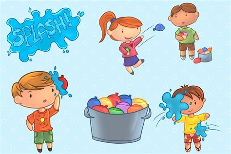 Water Balloons Clip Art