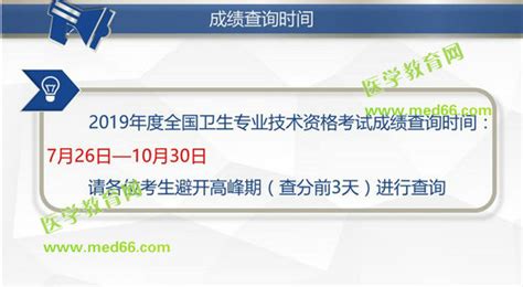 2019年主管护师考试成绩查分