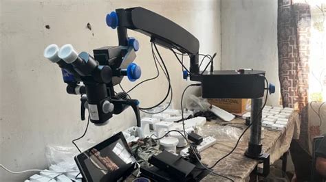 Dental Operating Microscope Ceiling Mount Stand At ₹ 120000 Piece Dental Microscope