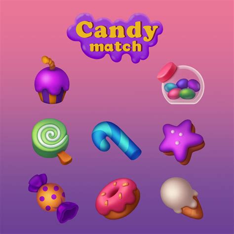 Candy Match Game By Ellen