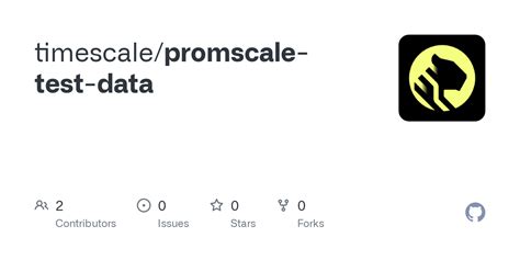 Github Timescalepromscale Test Data