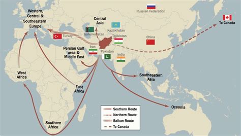 Opium Trade Map