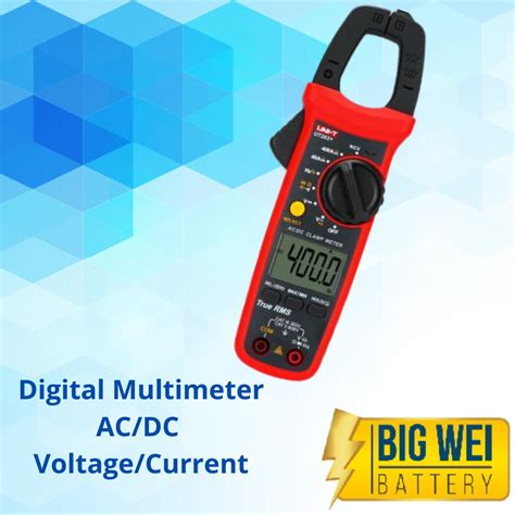 Digital Multimeter Handheld Clamp Meter AC DC LCD UNI T