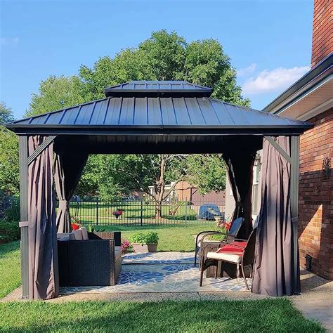 Wooden And Metal Outdoor Gazebos For Sale