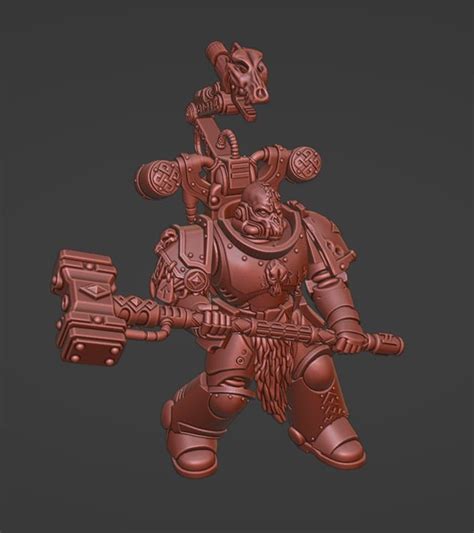 My Latest Digital Kitbash Iron Priest R Printedwarhammer