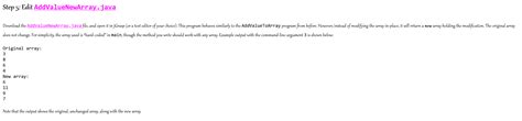 Solved Does Not Change For Simplicity The Array Used Is Chegg