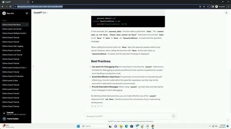 Python Assert Not None Youtube