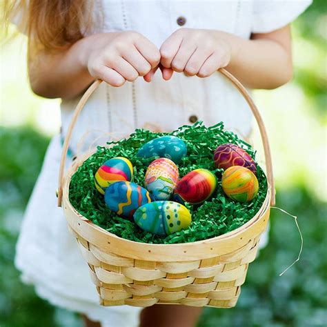 Easter Grass In Pure Green Colors 12oz Easter Party Favor Easter Grass Easter Basket Fillers
