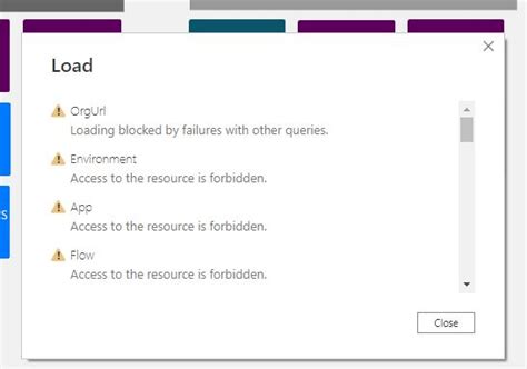 Coe Starter Kit Question Question Power Bi Report Not Connecting To