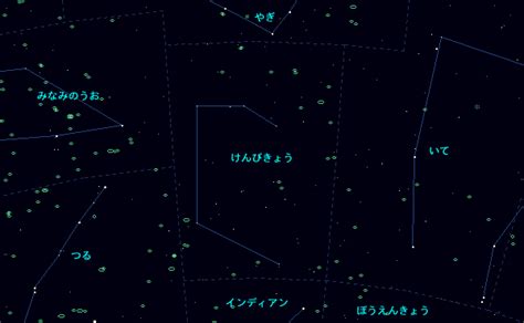星雲星団クリッカブルマップ 33 けんびきょう座