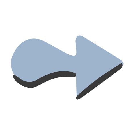 Grey Illustrated Arrow Licensed Element