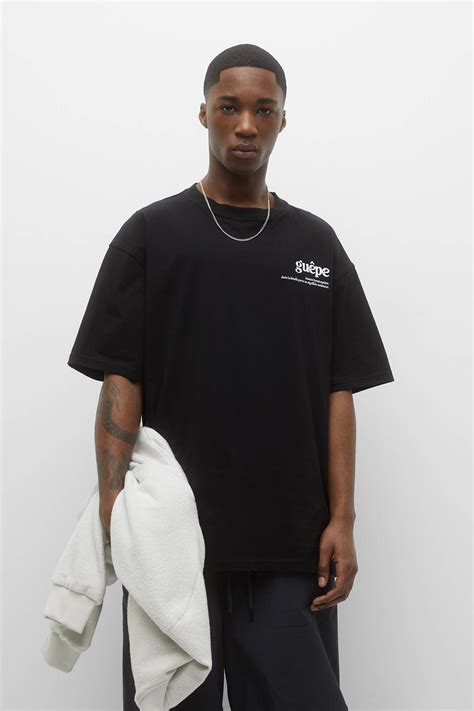 Garm Island Bee Backprint T Shirt In Black Garmisland
