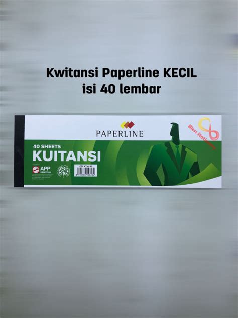 Buku Kwitansi Kecil Paperline Buku Kuitansi Mini Sidu Ppl Lazada