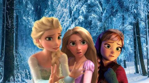 Elsa Rapunzel And Anna Rapunzel Disney Princess Wallpaper Elsa