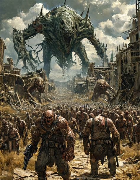 La Zona Del Apocalipsis Es Un Enorme Grupo De Monstruos Aterradores