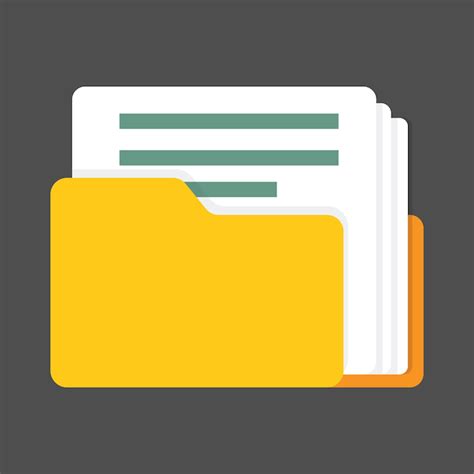 Premium Vector Yellow Folder With Confidential Documents Sensitive