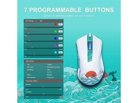 Xvx G705 Wired Gaming Mouse Rgb Backlit Pc Gaming Mouse With