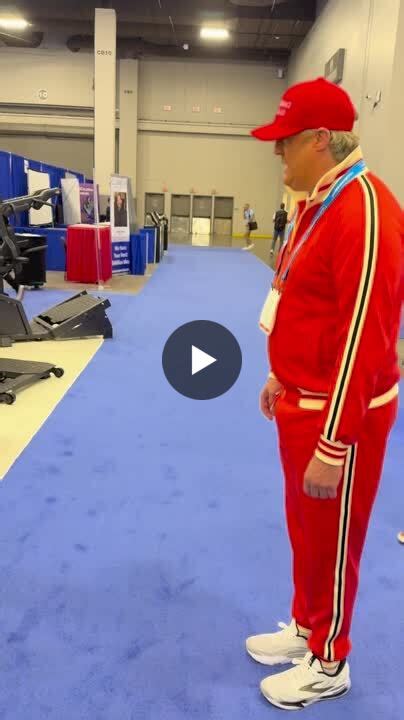 President Trump Just Visited Booty Builder Stand At Hfa Show Darren
