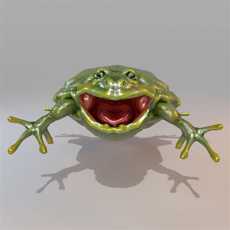 3d Toad Model Turbosquid 1572472