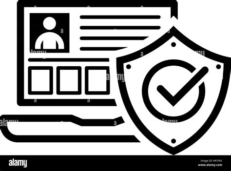 Personal Security Icon Flat Design Stock Vector Image And Art Alamy