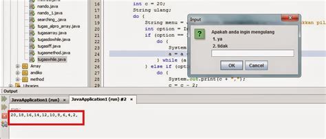 Contoh Program Java Sederhana Ifloopingarraydan Method ~ Nando Saputra