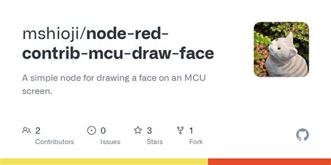 Github Mshiojinode Red Contrib Mcu Draw Face A Simple Node For